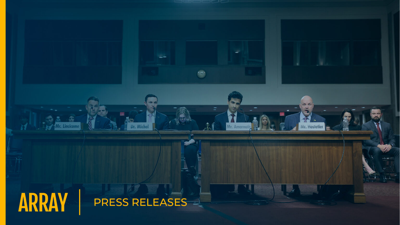 ARRAY CEO Kevin Hostetler Testifies Before Congress on the Solar ...